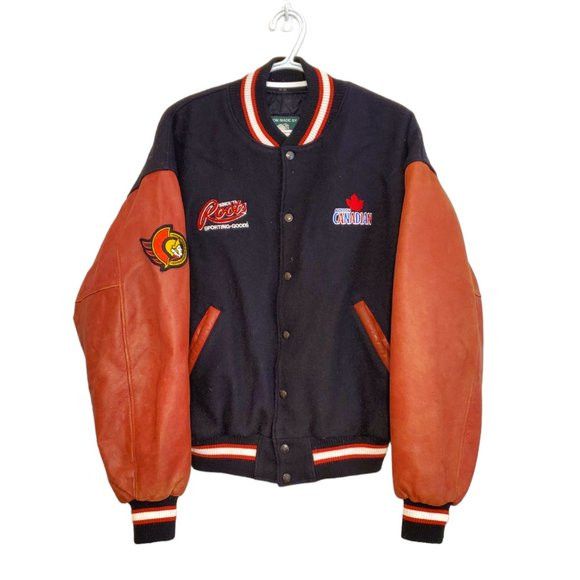 Vintage Vintage 90s Roots Ottawa Senators Molson varsity jacket | Grailed
