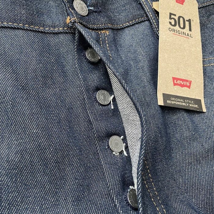 Levi's NWT Levis 501 Original Shrink To Fit Button Fly Rigid Jeans ...