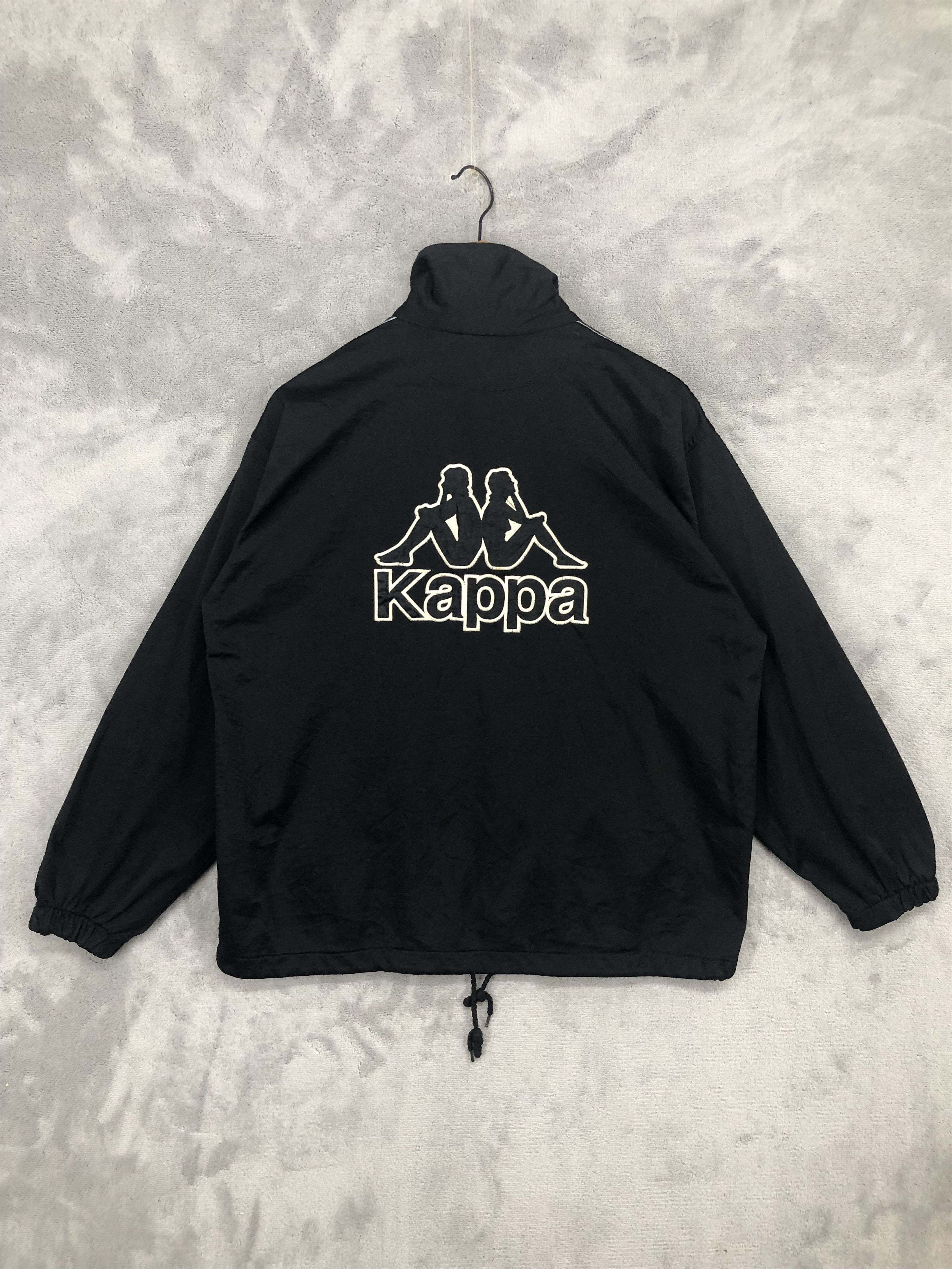 Kappa × Vintage Kappa Side Tape Zipper Track Top | Grailed