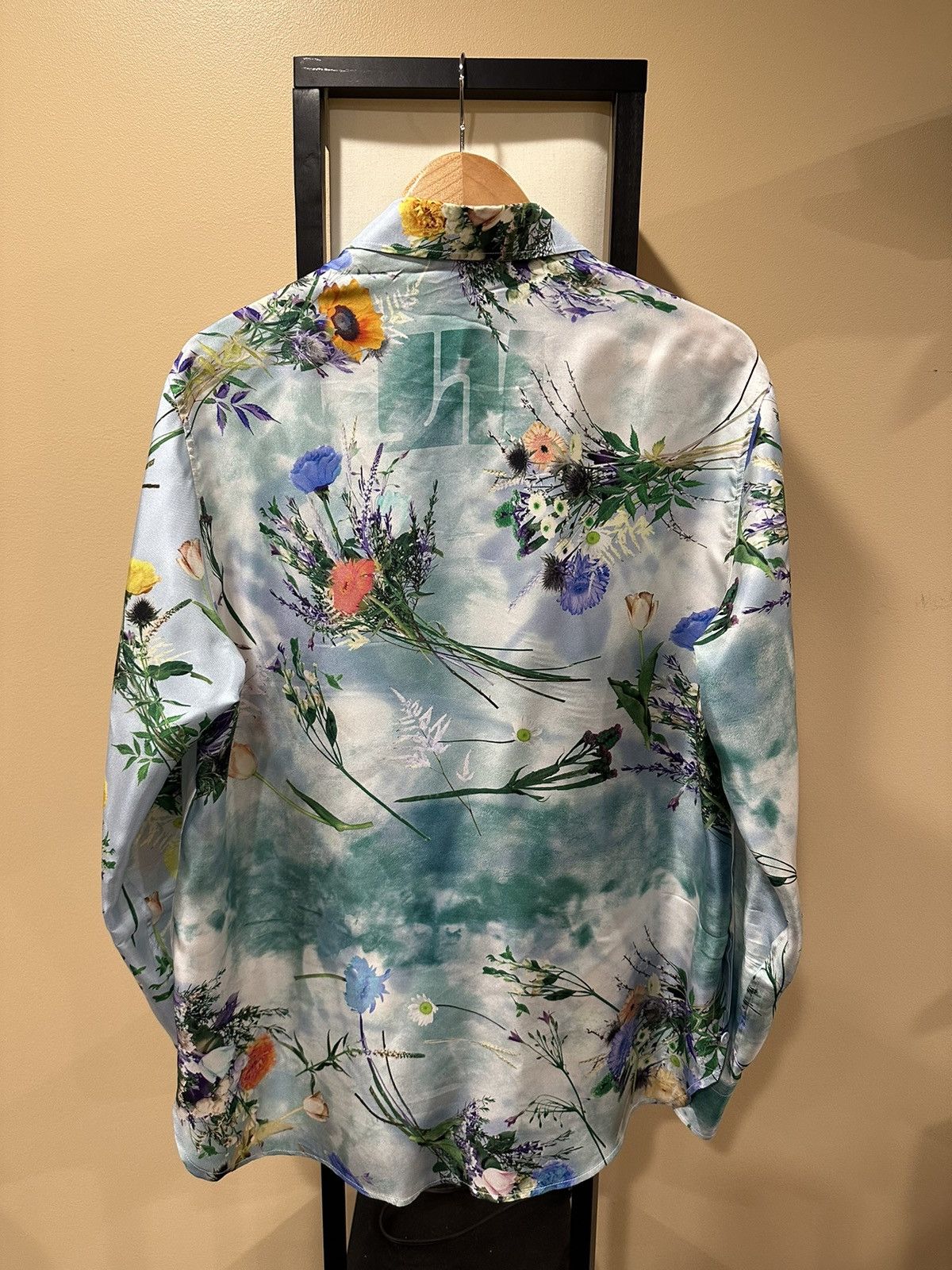 Louis Vuitton Louis Vuitton Virgil Abloh SS20 Floral Silk Button Up ...