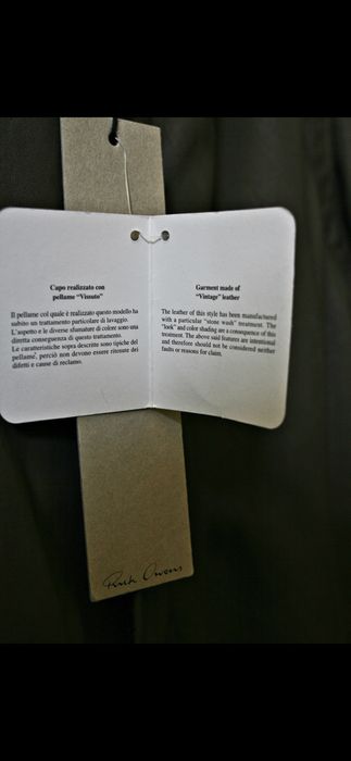 Rick Owens RICK OWENS ARCHIVE F1 CREATCH BLISTERED LAMB PILOT JACKET | Grailed