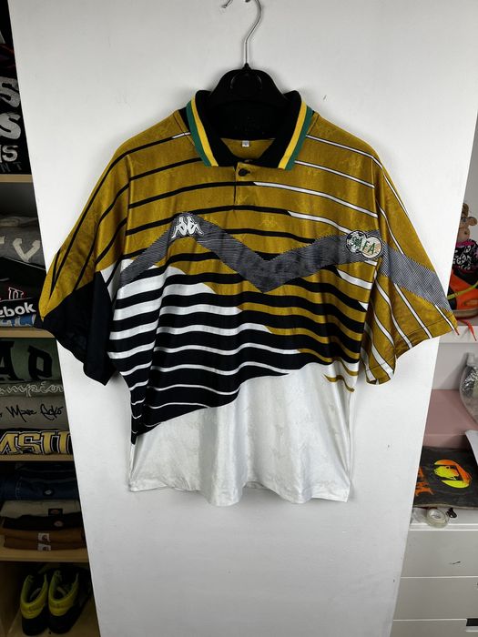 Vintage South Africa Home Football Jersey Shirt 1996 - 1998 SAFA | Grailed