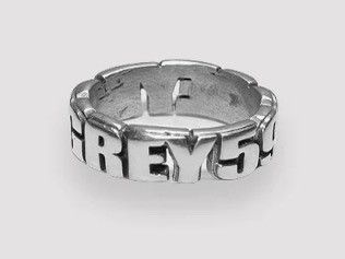 Fuck The Population × G59 Records G59 GREY59 Ring (silver) SIZE 10 ...