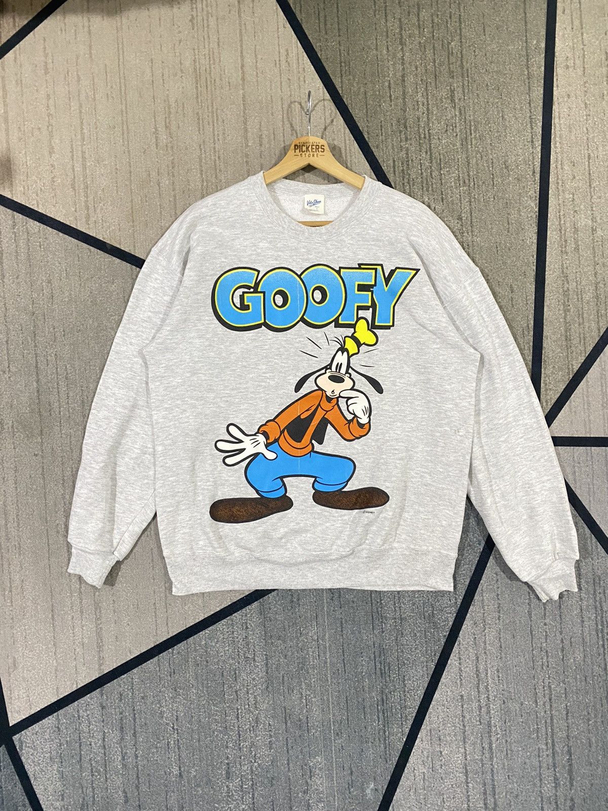 Disney × Velva Sheen × Vintage Vintage Disney Goofy Pullover Crewneck ...