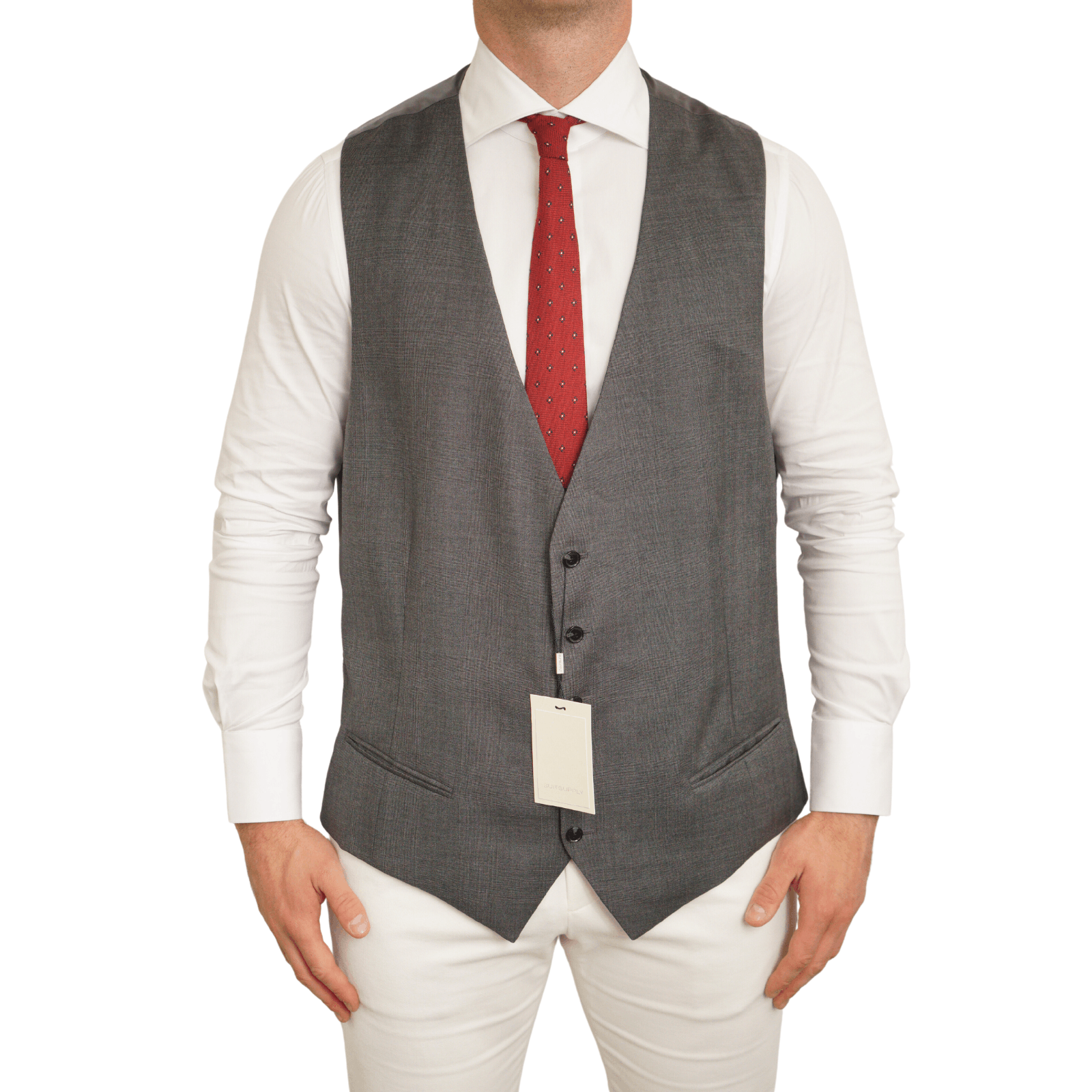 Suitsupply Men Suitsupply Vest Wool Ferrara 118 EU58L UK/US48L S482 ...