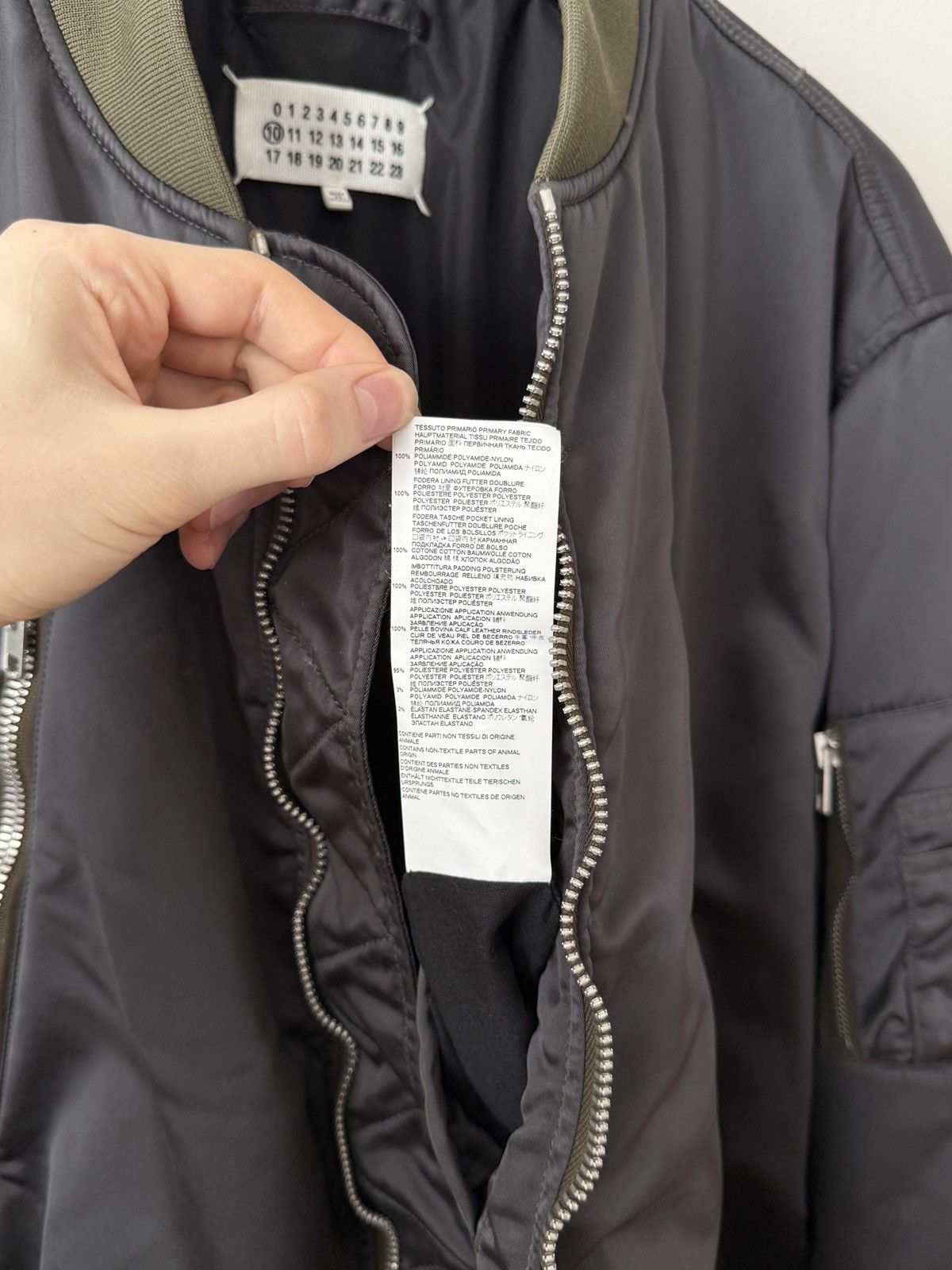 Maison Margiela 5-Zip Bomber Jacket | Grailed