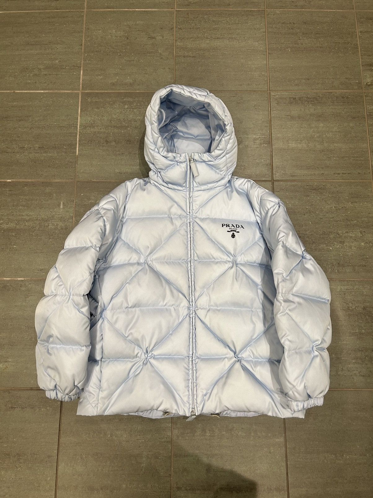 Prada Prada Baby Blue Down Jacket | Grailed