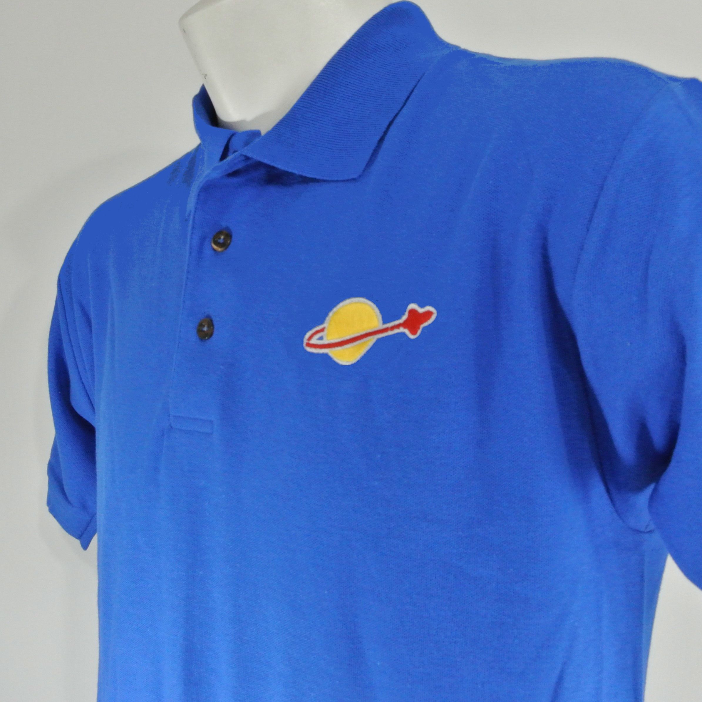 Mando LEGO SPACE Legoland Store Employee Uniform Polo Shirt Blue | Grailed