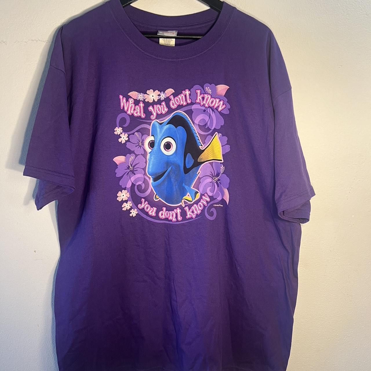 Disney Vintage Disney Dory Finding Nemo Purple T Shirt | Grailed