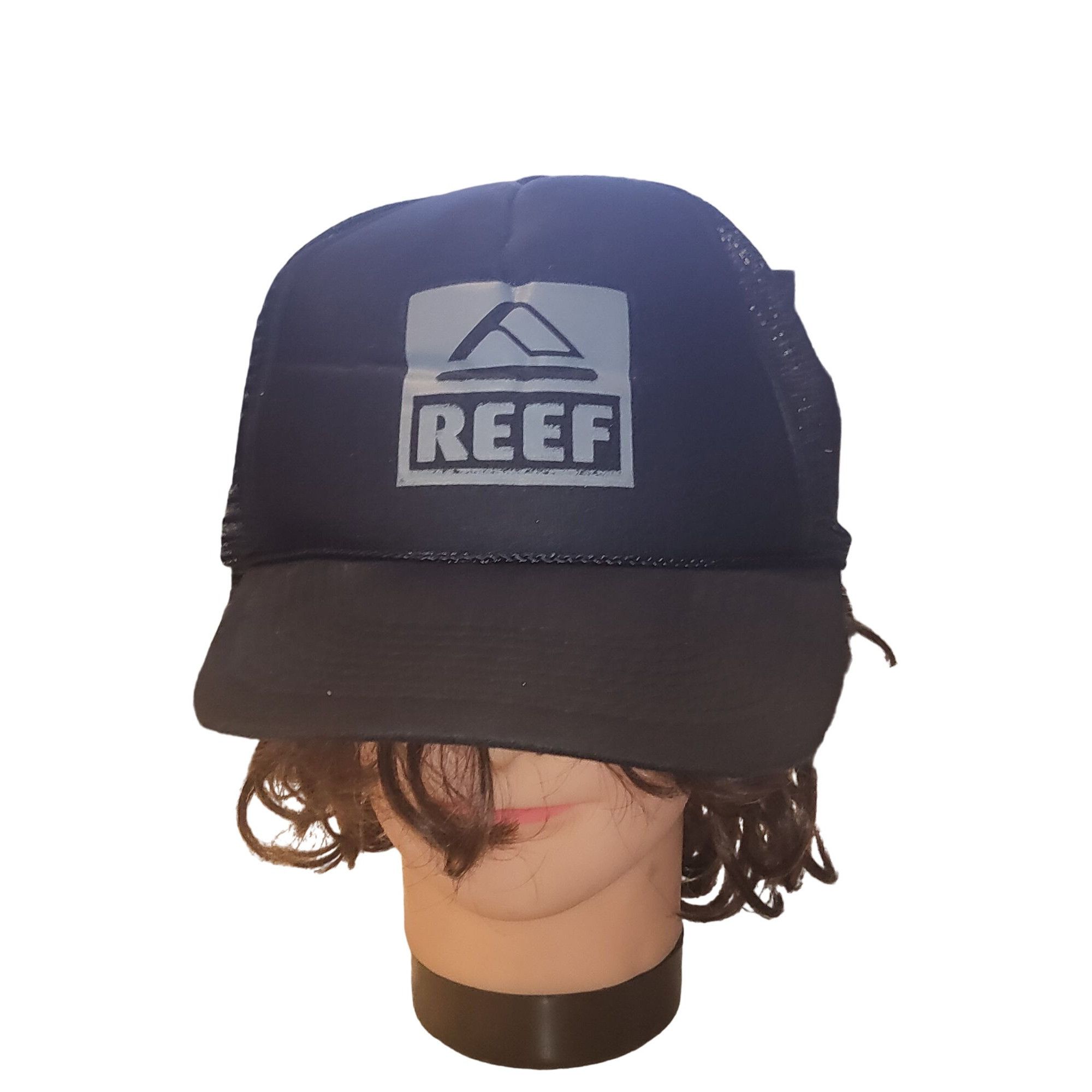 Reef Vintage Reef Hat Trucker Rope Snapback Pirate Black Logo Eve | Grailed
