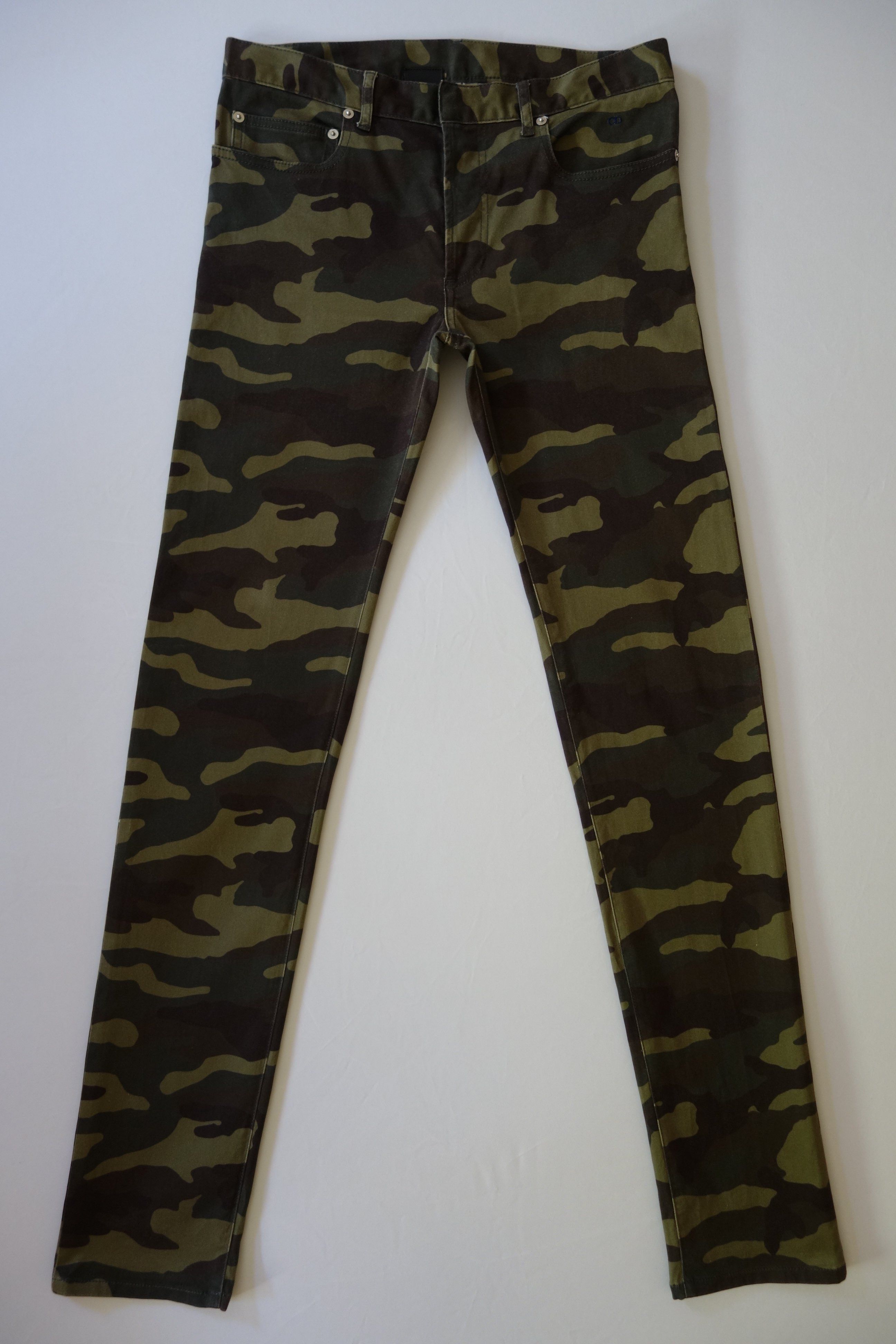 Dior × Kris Van Assche DIOR - Jeans 30 31 W30 W31 Camo Stretch CD ...