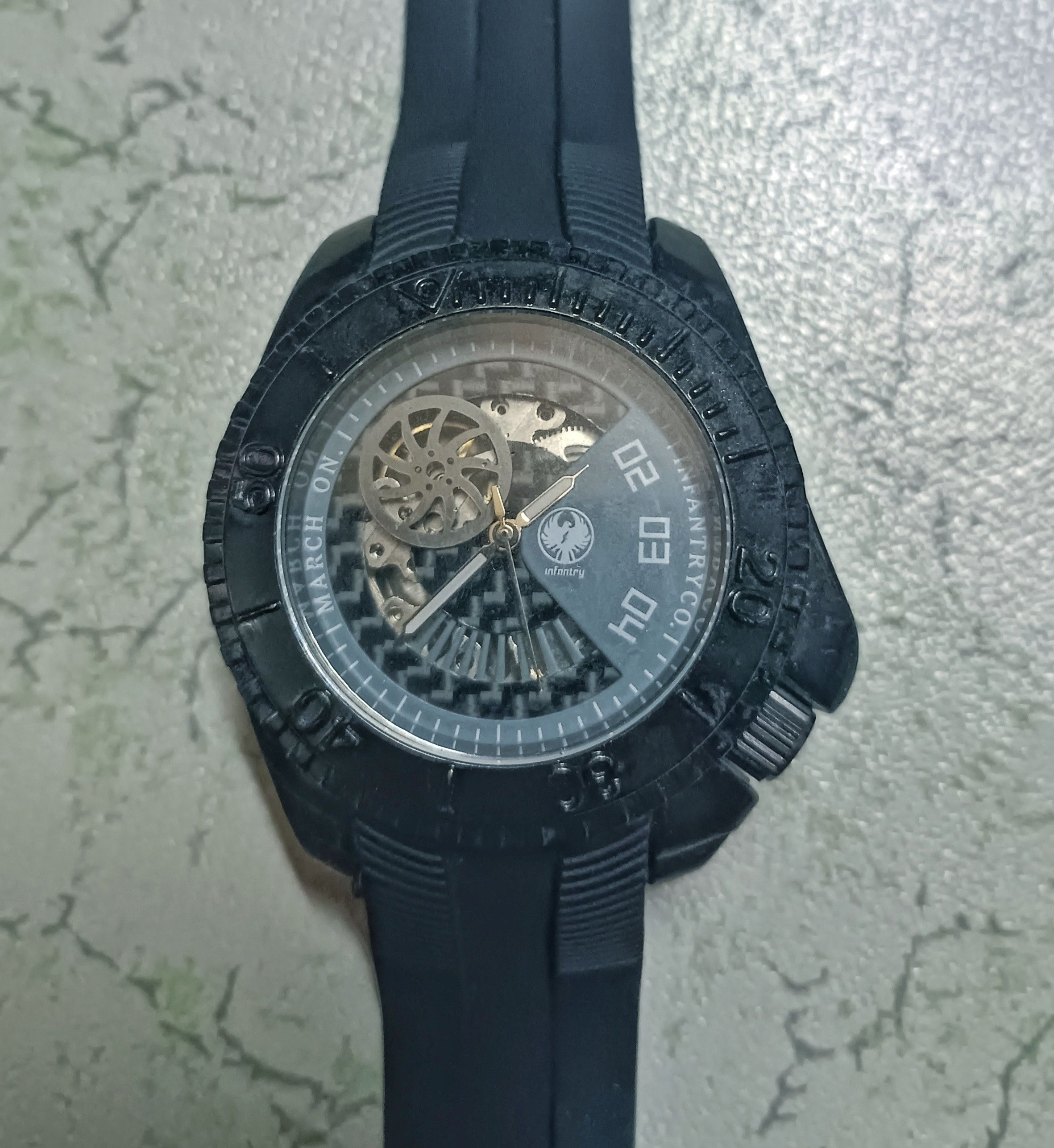 Other INFANTRY AUTOMATIC LARGE OVERSIZED STEEL WATCH | Grailed