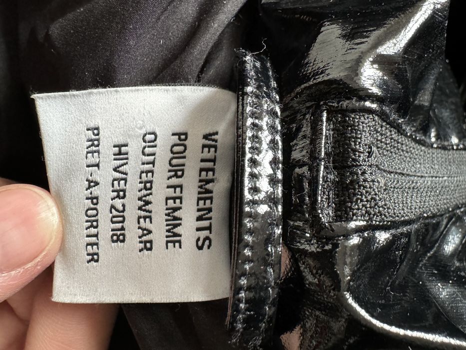 Vetements Vetements Gimp Miss Webcam Puffer Jacket Autumn/Winter 2017 ...