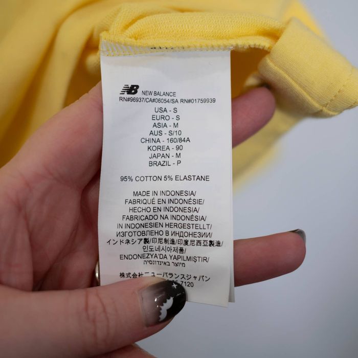 New Balance Staud New Balance Yellow Long Sleeve T-Shirt | Grailed
