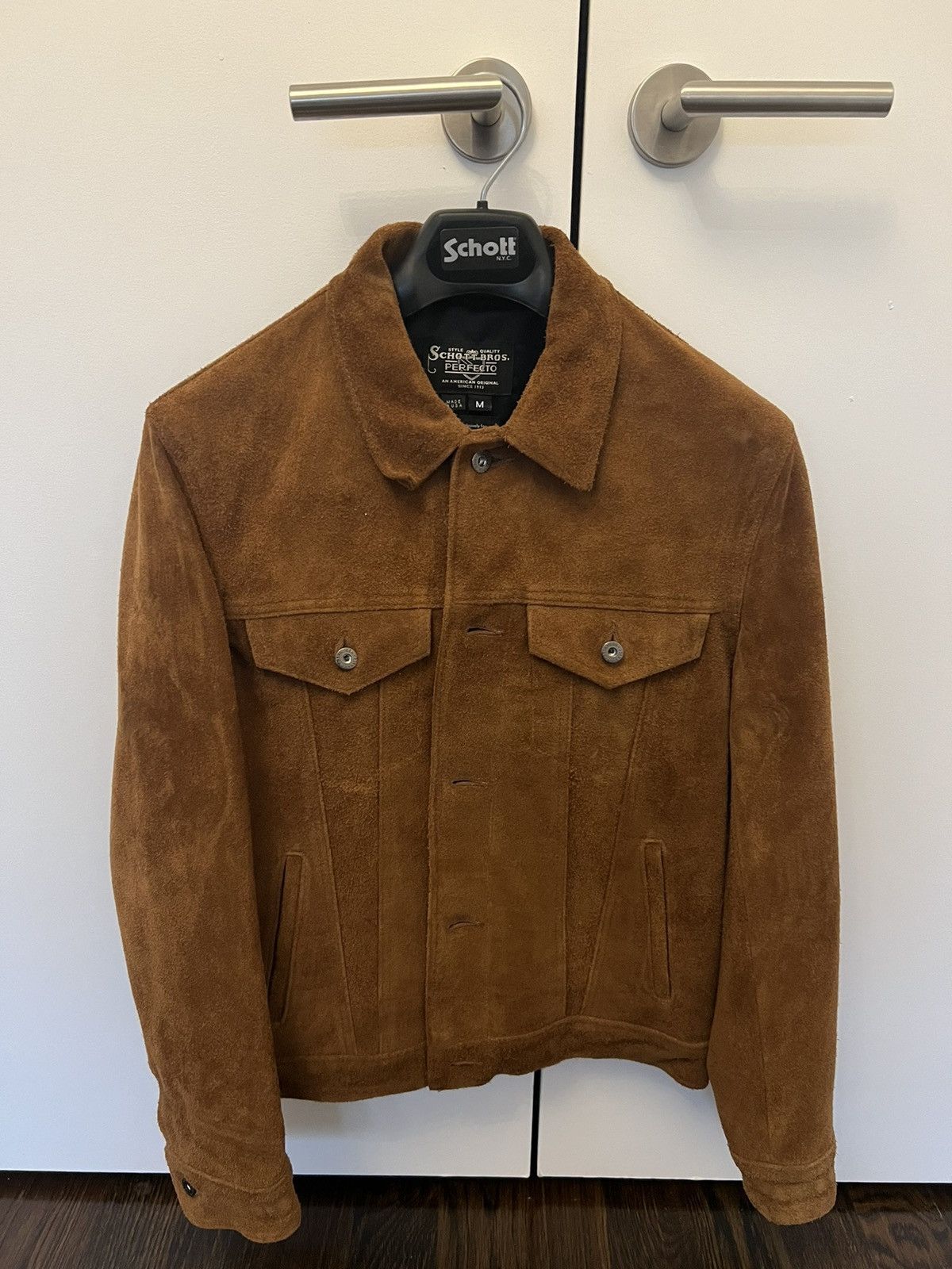 3sixteen × Schott Schott for 3Sixteen Suede Type 3S | Grailed