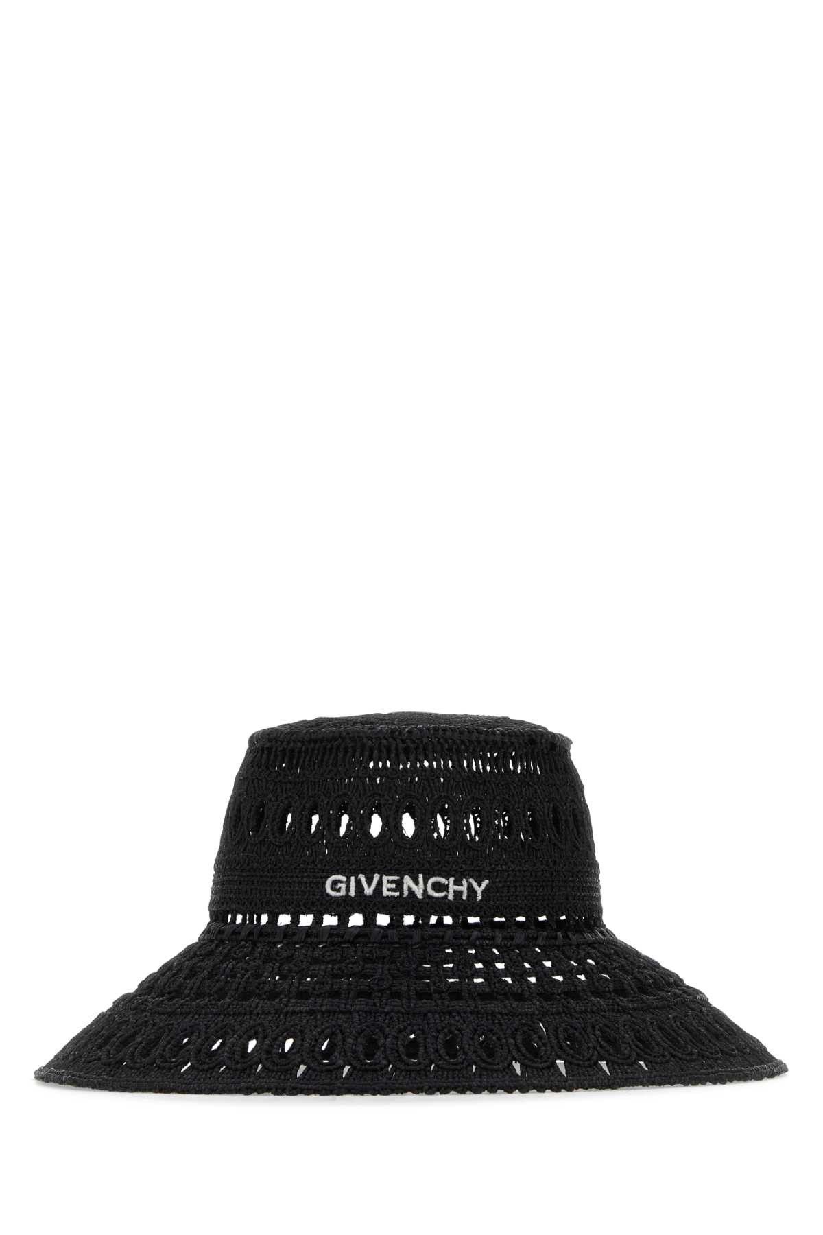 Givenchy Black Raffia Hat | Grailed