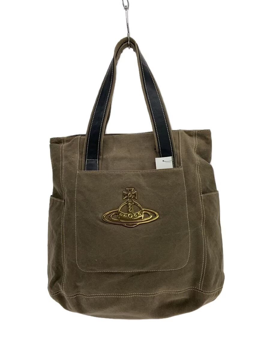 Vivienne Westwood Orb Badge Canvas Tote Bag | Grailed