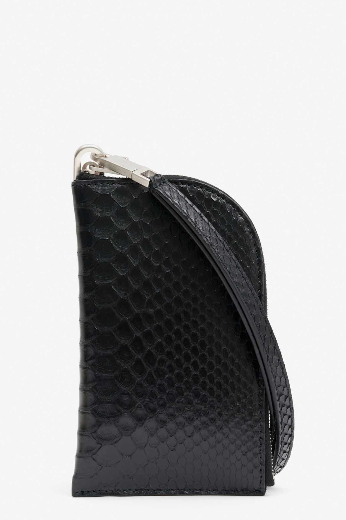 Rick Owens Rick Owens Black Python Neckwallet | Grailed