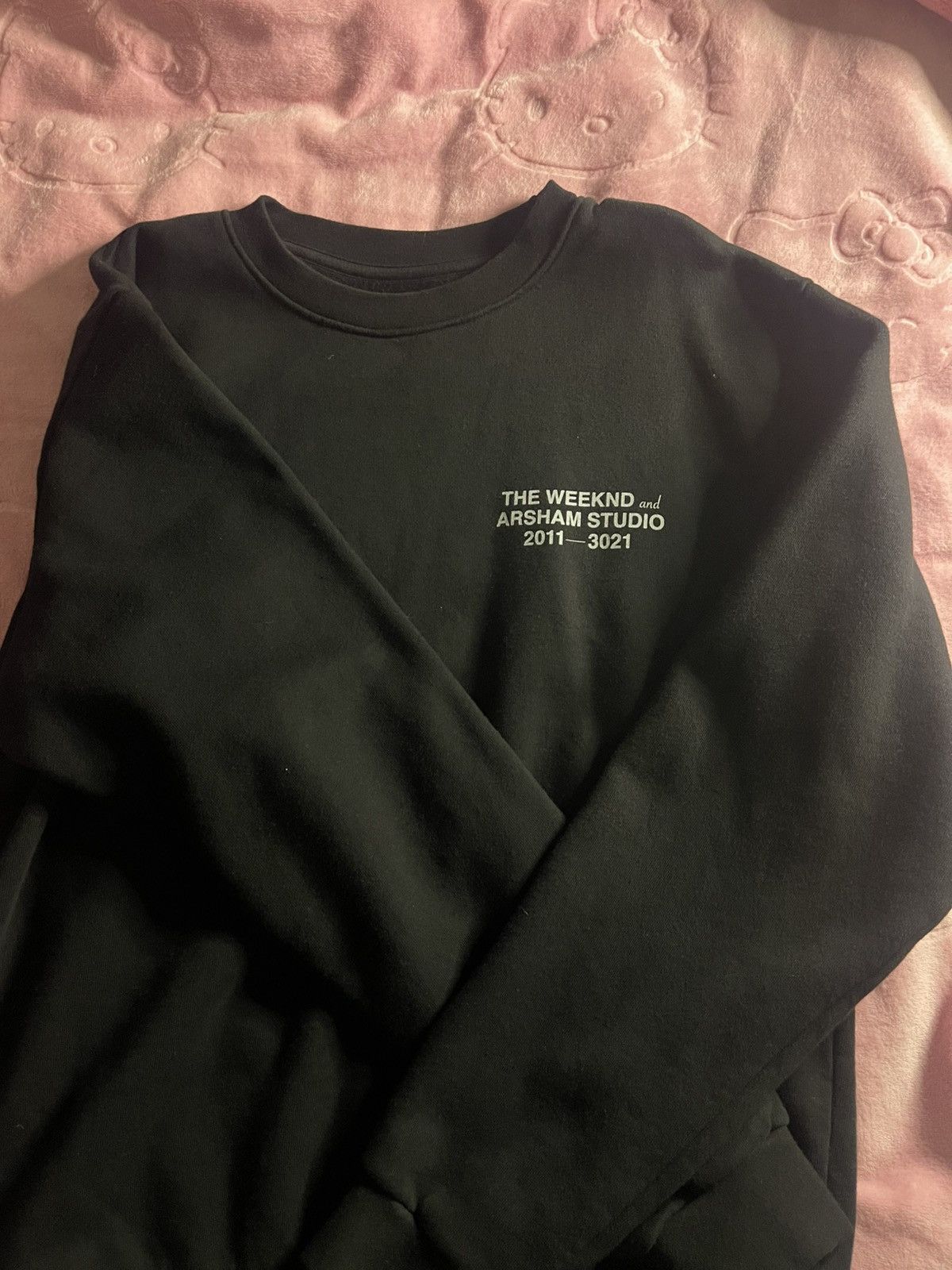 The Weeknd The Weeknd x Daniel Arsham 10 year HOB Anniversary Crewneck ...