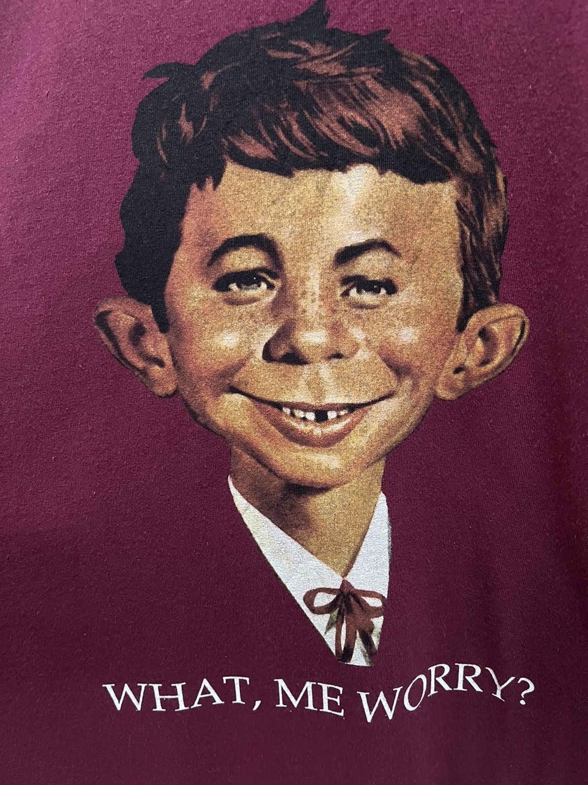 Archival Clothing Y2K MAD MAGAZINE ALFRED E. NEUMAN MOTTO “WHAT, ME ...
