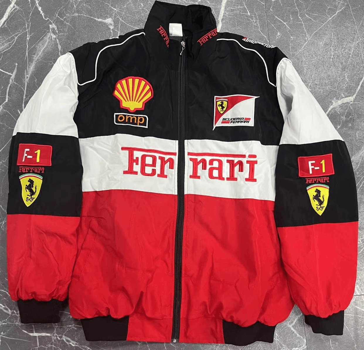 Ferrari × Sportswear × Streetwear Ferrari Vintage F1 Racing Jacket ...