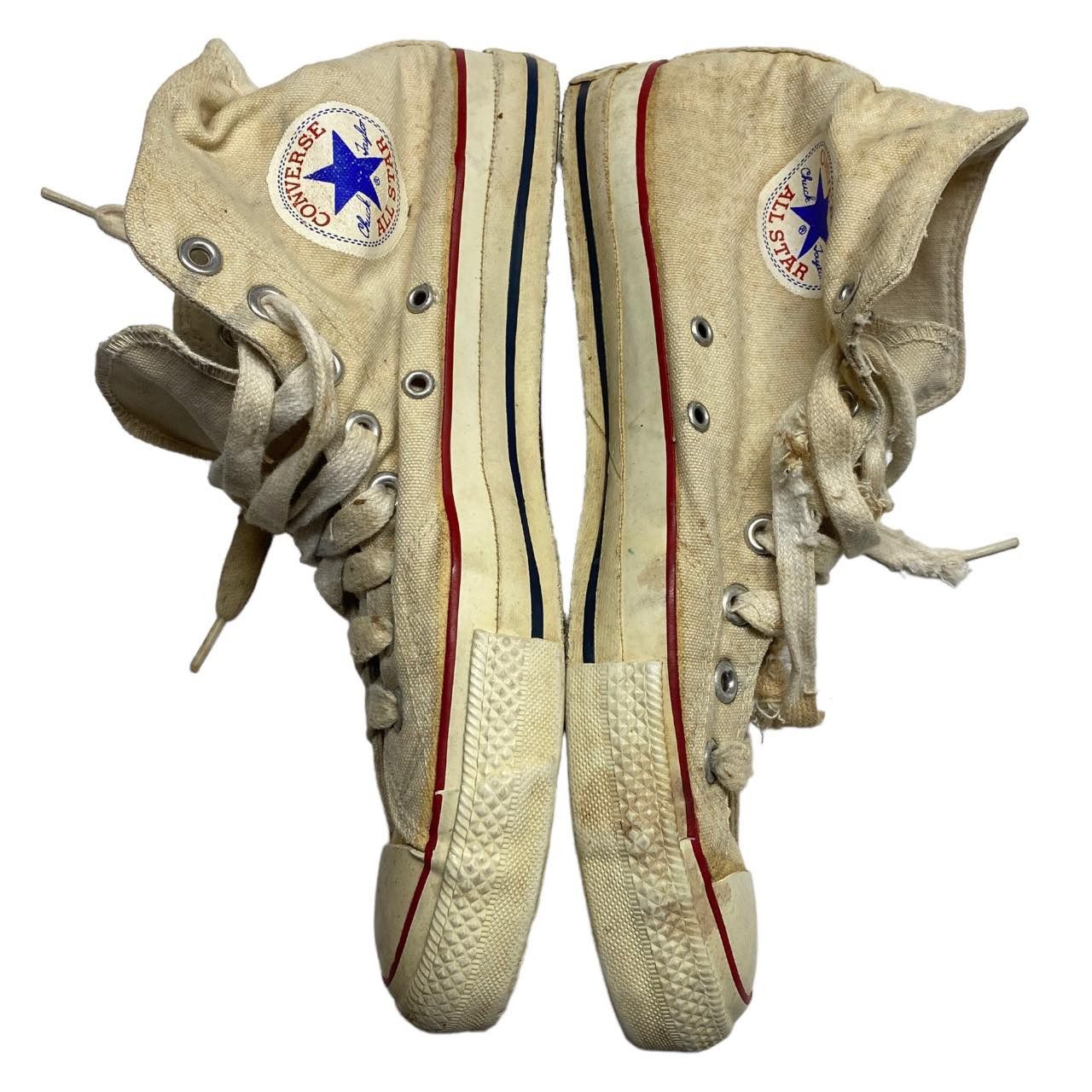 Vintage CONVERSE Made in USA White High Top Sneakers | Grailed