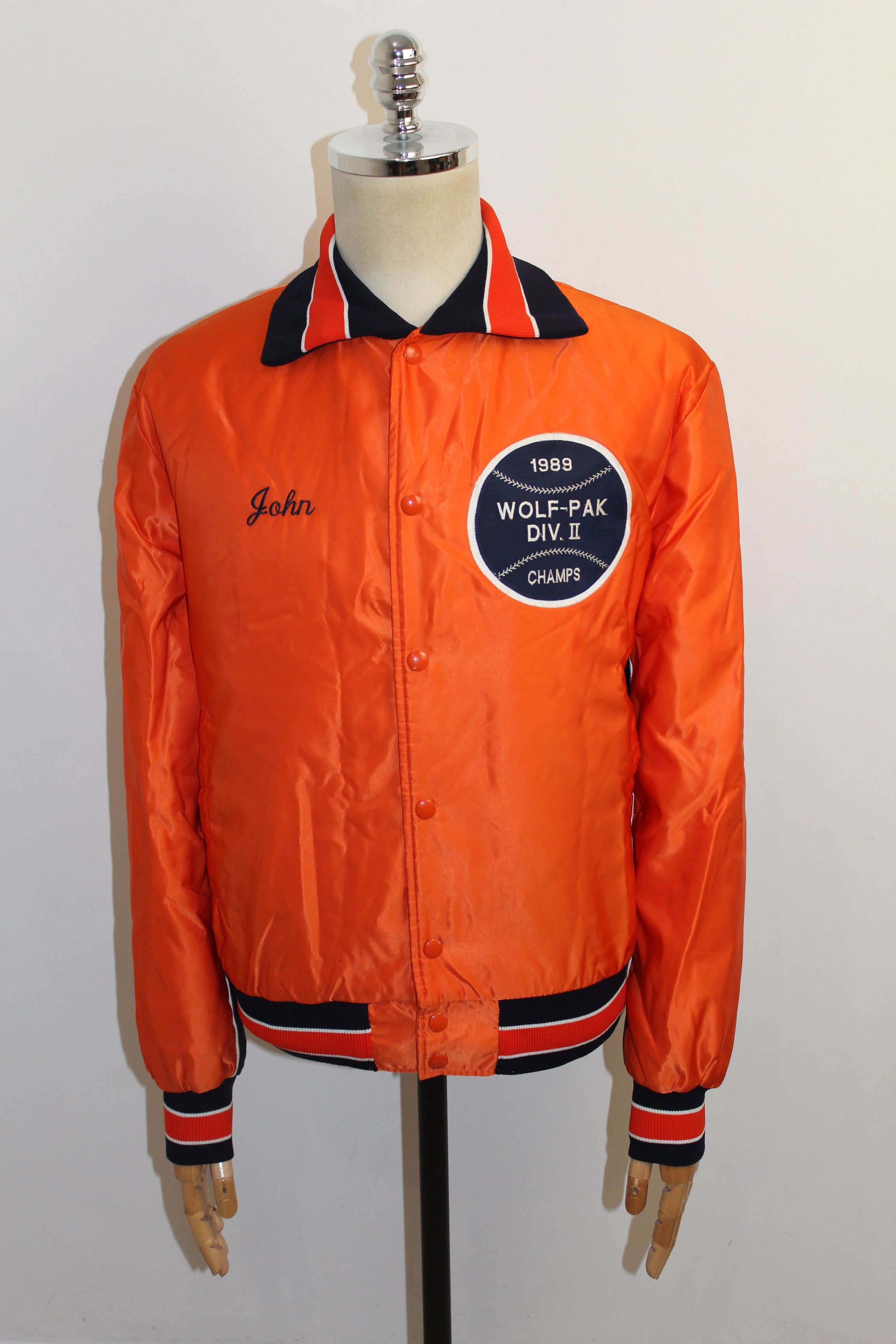 Chaps × Vintage Champs Butwin USA Softball Vintage Bomber Jacket Size M ...