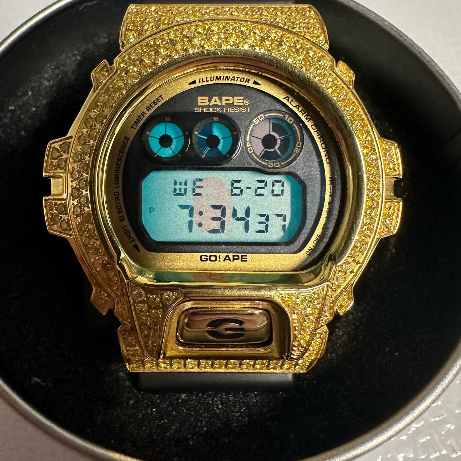 Bape 2008 BAPE A Bathing Ape x Casio G-Shock CZ Bezel | Grailed
