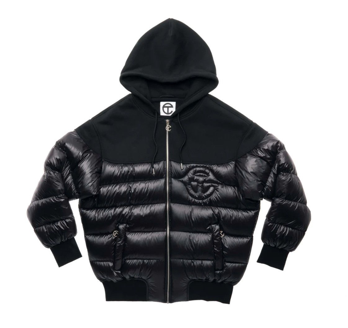Telfar Telfar X Mooseknuckle puff hoodie | Grailed
