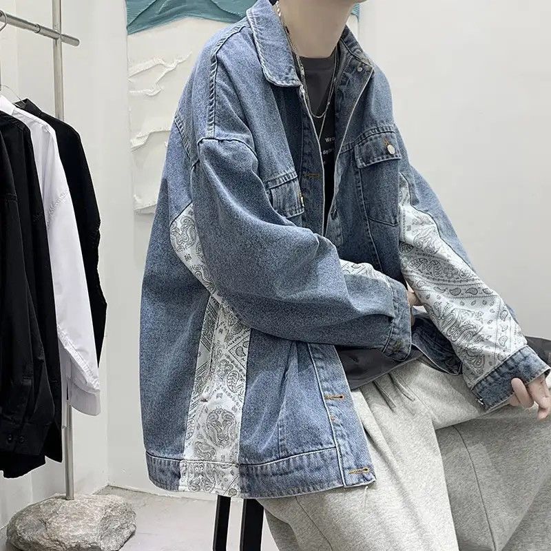 Rare 💥New Limited Release Side Bandana Denim Jacket | Grailed Rare 💥New Limited Release Side Bandana Denim Jacket | Grailed