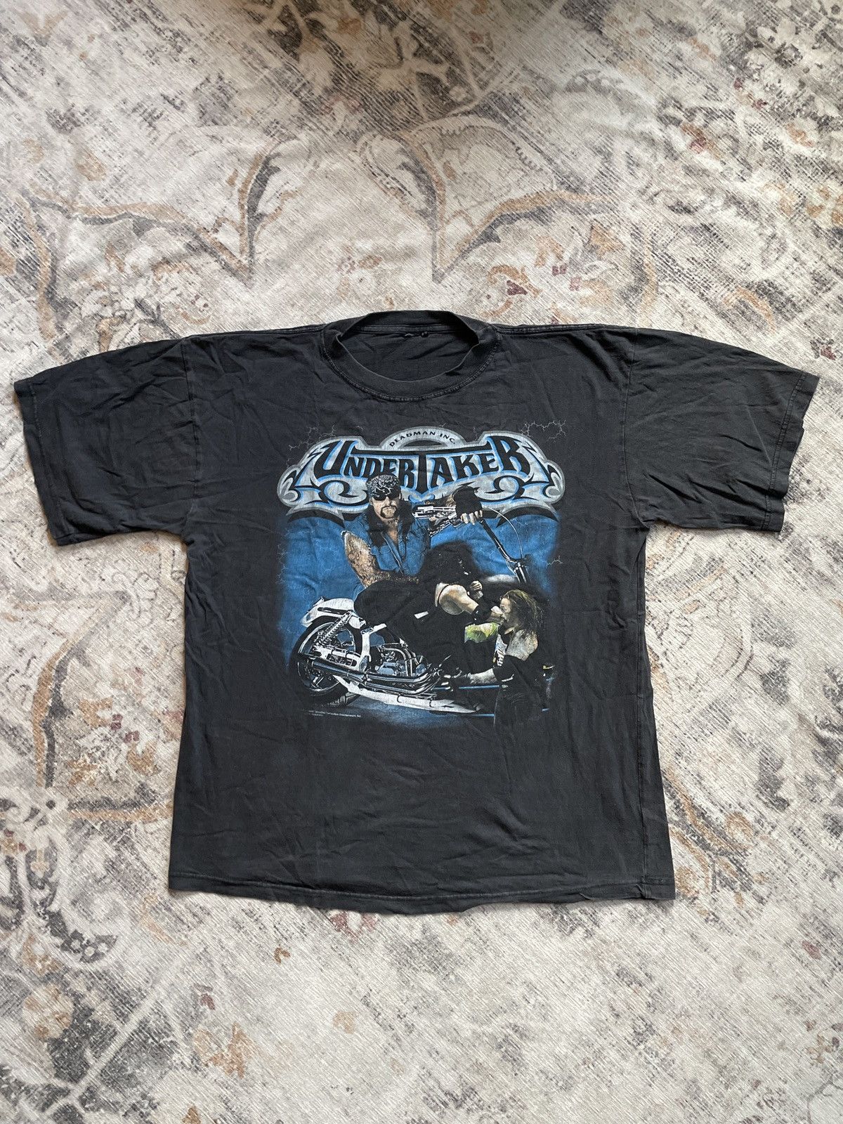 Vintage Vintage WWF Undertaker Deadman Inc Chopper Tee Shirt | Grailed