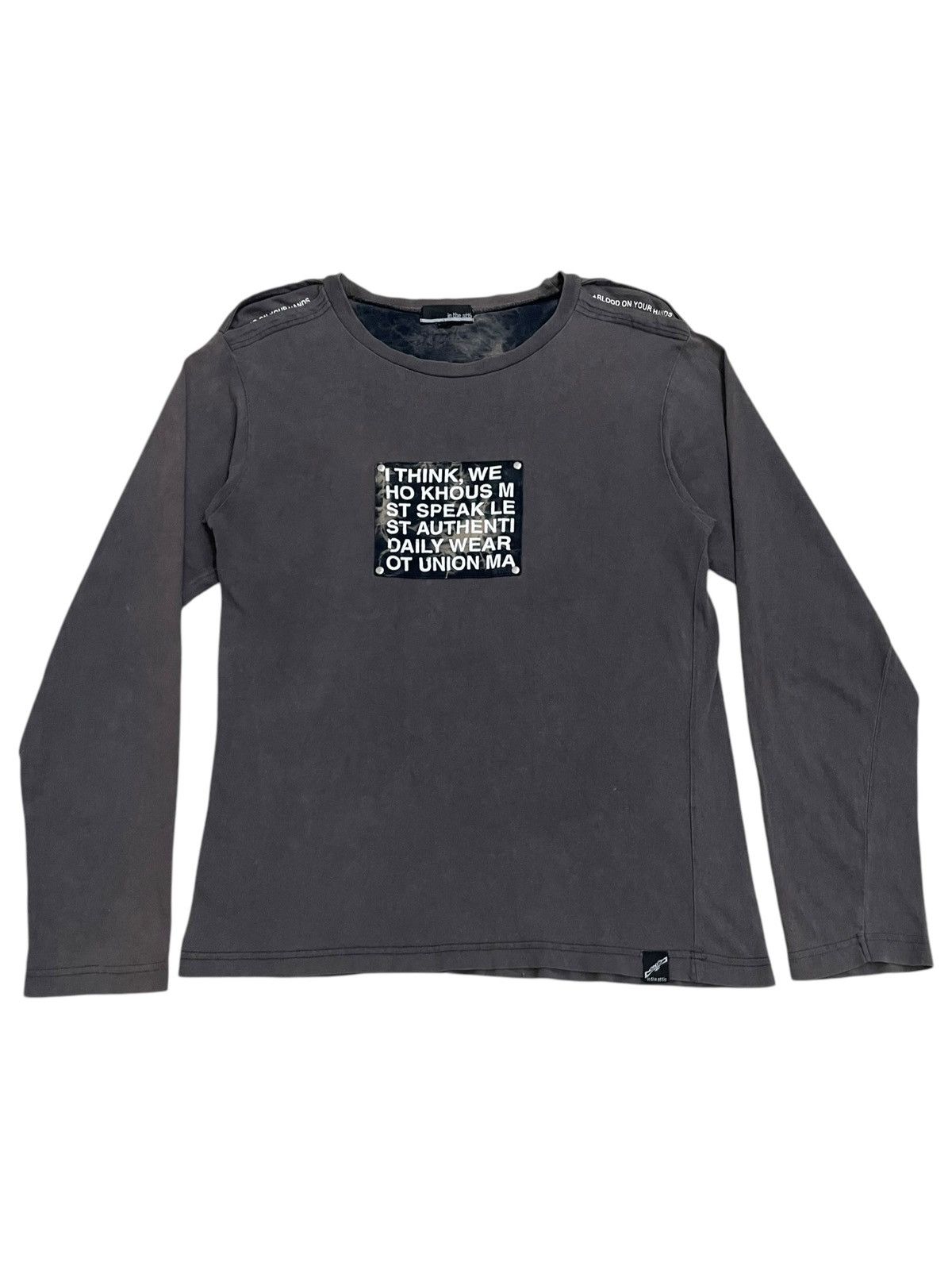 In The Attic In the Attic Poem Blood Square Bleached Idiom Y2K Maison ...