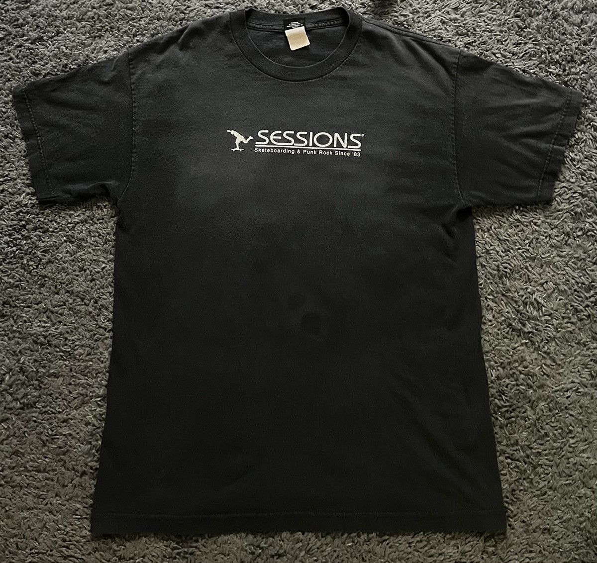 Vintage Rare Vintage 90s Sessions Skate T-Shirt | Grailed