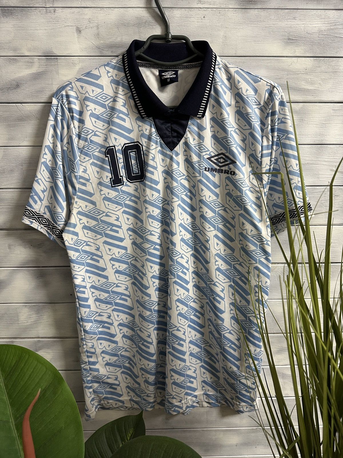 Vintage Rare Vintage Soccer Monogram Jersey Umbro 10 | Grailed