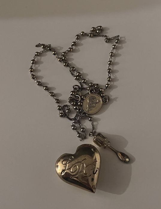 Vintage Lana Del Rey Heart Shaped Stash Necklace (Authentic) | Grailed