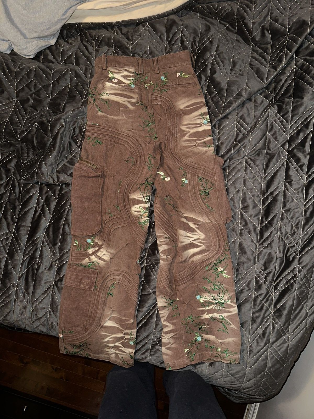 Bad Son Bad Son Woodland Overgrowth Brown Cargo Pants | Grailed
