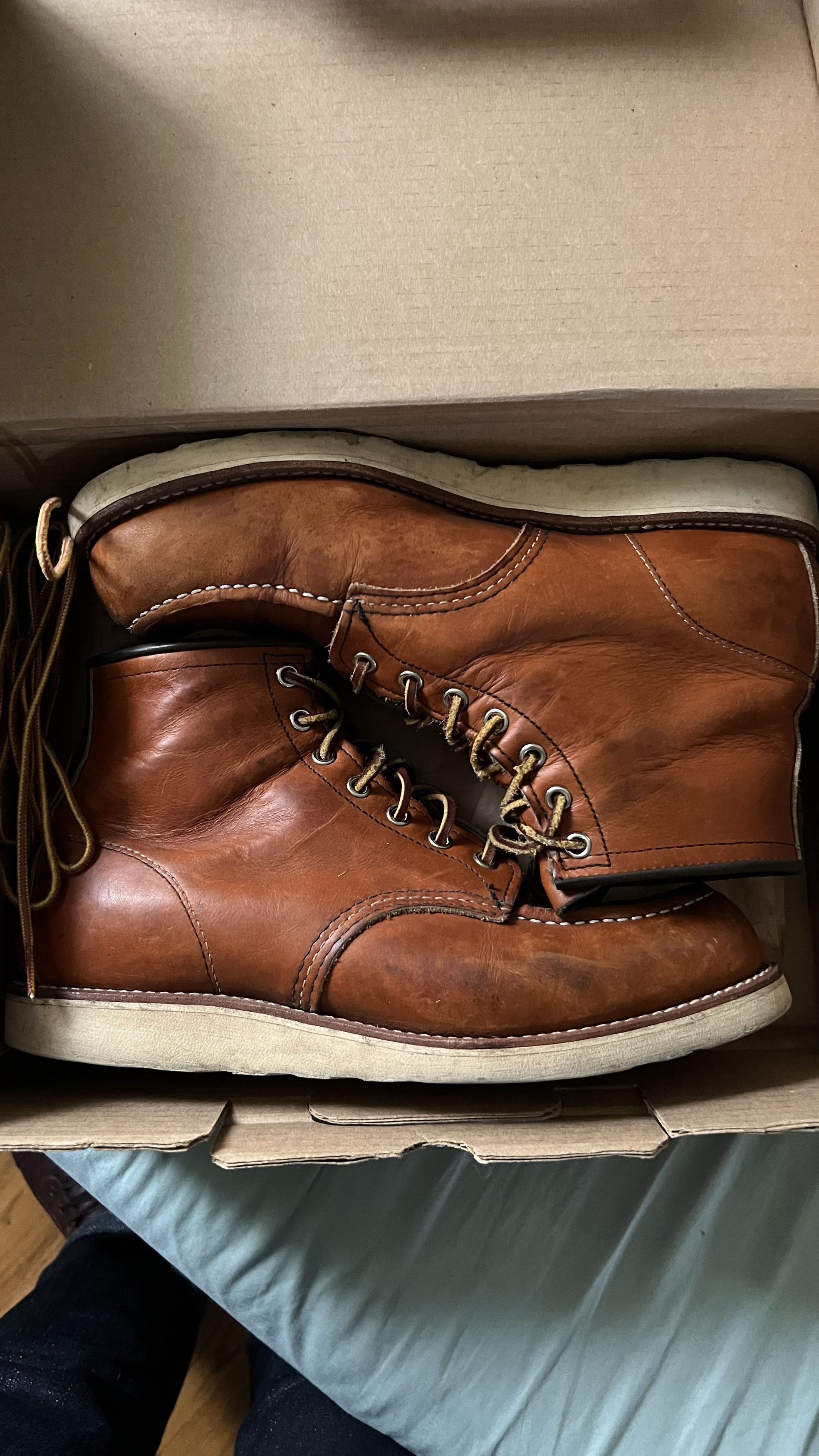 Red Wing Red Wing 875 in Red Oro Legacy Leather | Grailed