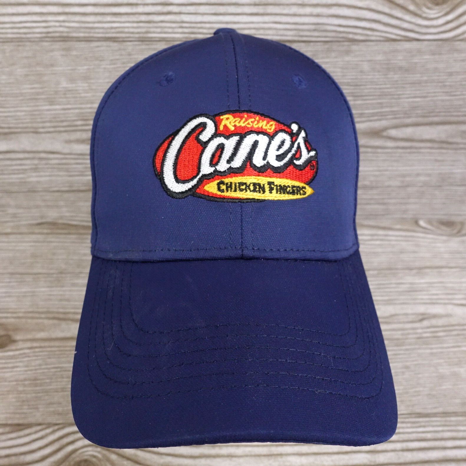 Logo 7 RAISING CANE'S CHICKEN FINGERS LOGO WORK EMPLOYEE BLUE BASEBALL ...