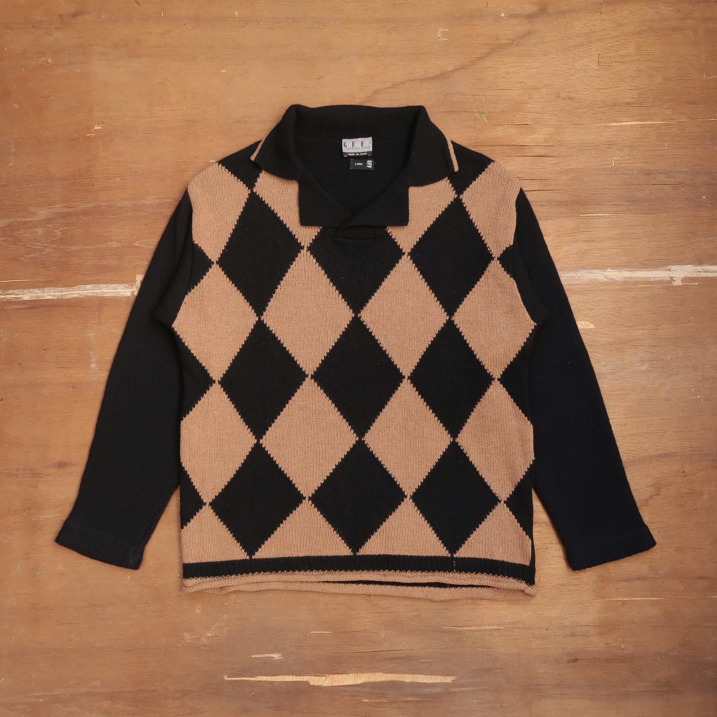 Gf Ferre × Gianfranco Ferre × Vintage 1980s Gianfranco Ferre Diamond ...