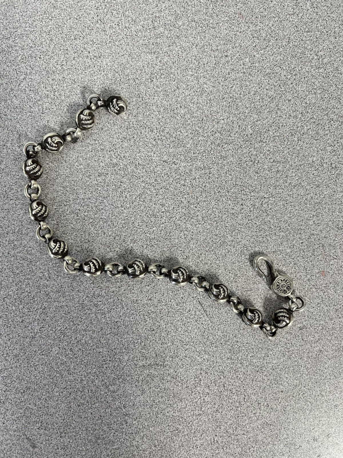 Chrome Hearts Vintage Chrome Hearts Talon Ball Bracelet Hook Closure ...