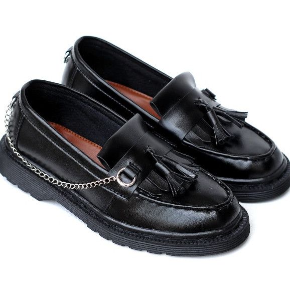 Designer Zephyr Tassel Loafer Leather Chain | Grailed