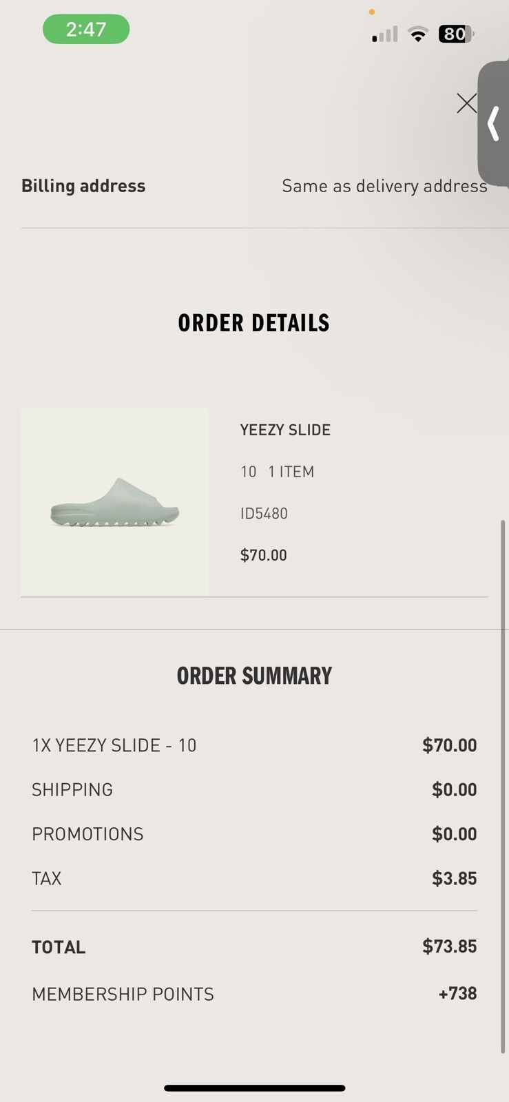 Adidas Yeezy Slide Salt | Grailed