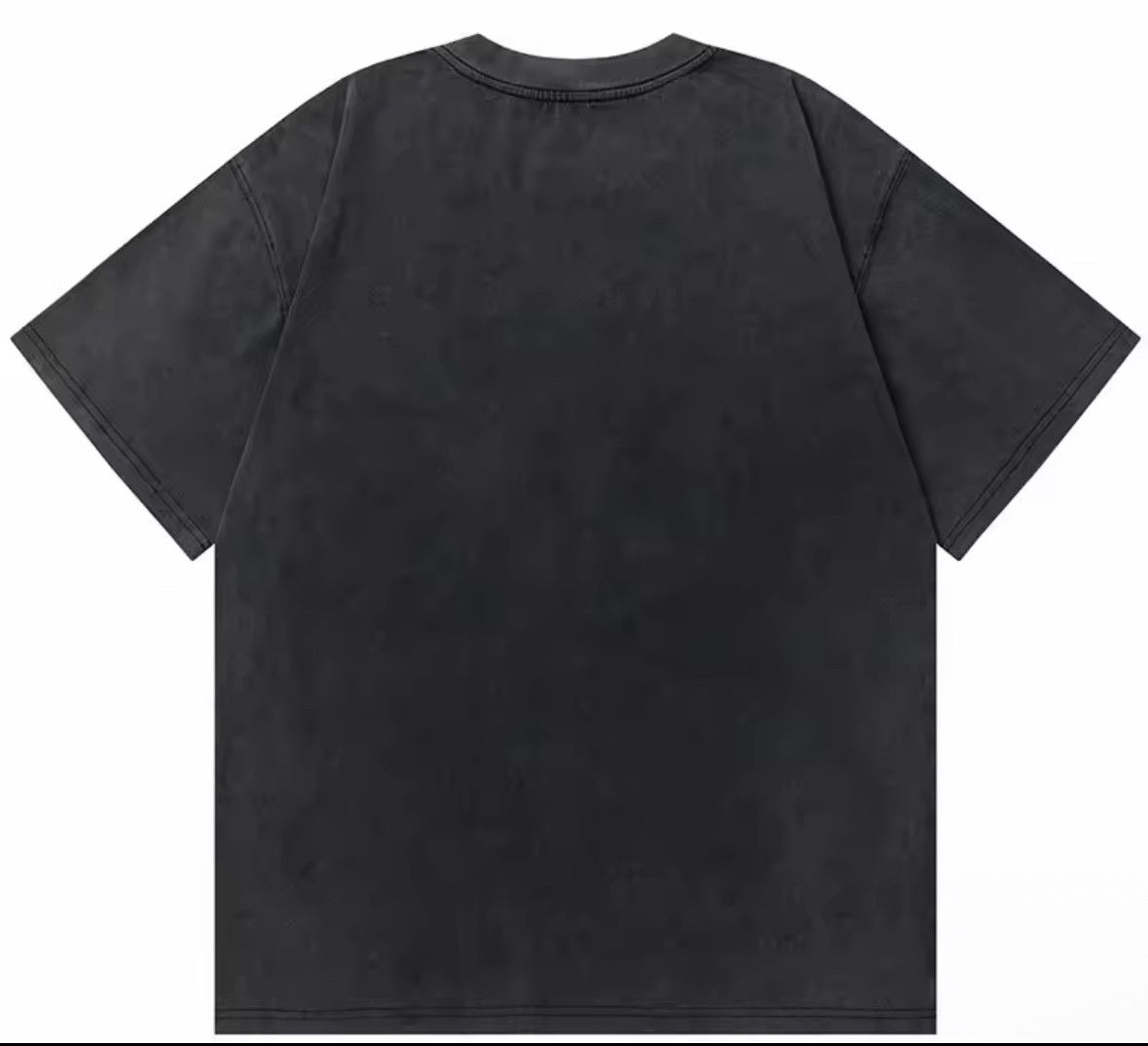 Japanese Brand Y2K Vintage Gothic Zombie Mask Print Washed T-Shirt ...