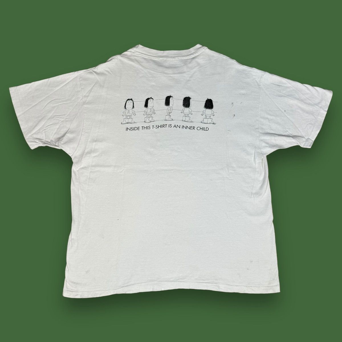 Movie × Vintage Vintage 1990s Edith Ann Cartoon Tv Movie Promo Tee ...