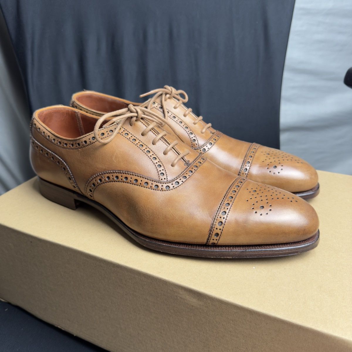 Crockett & Jones Crockett & Jones Barrington 2 Full-grain calf leather ...