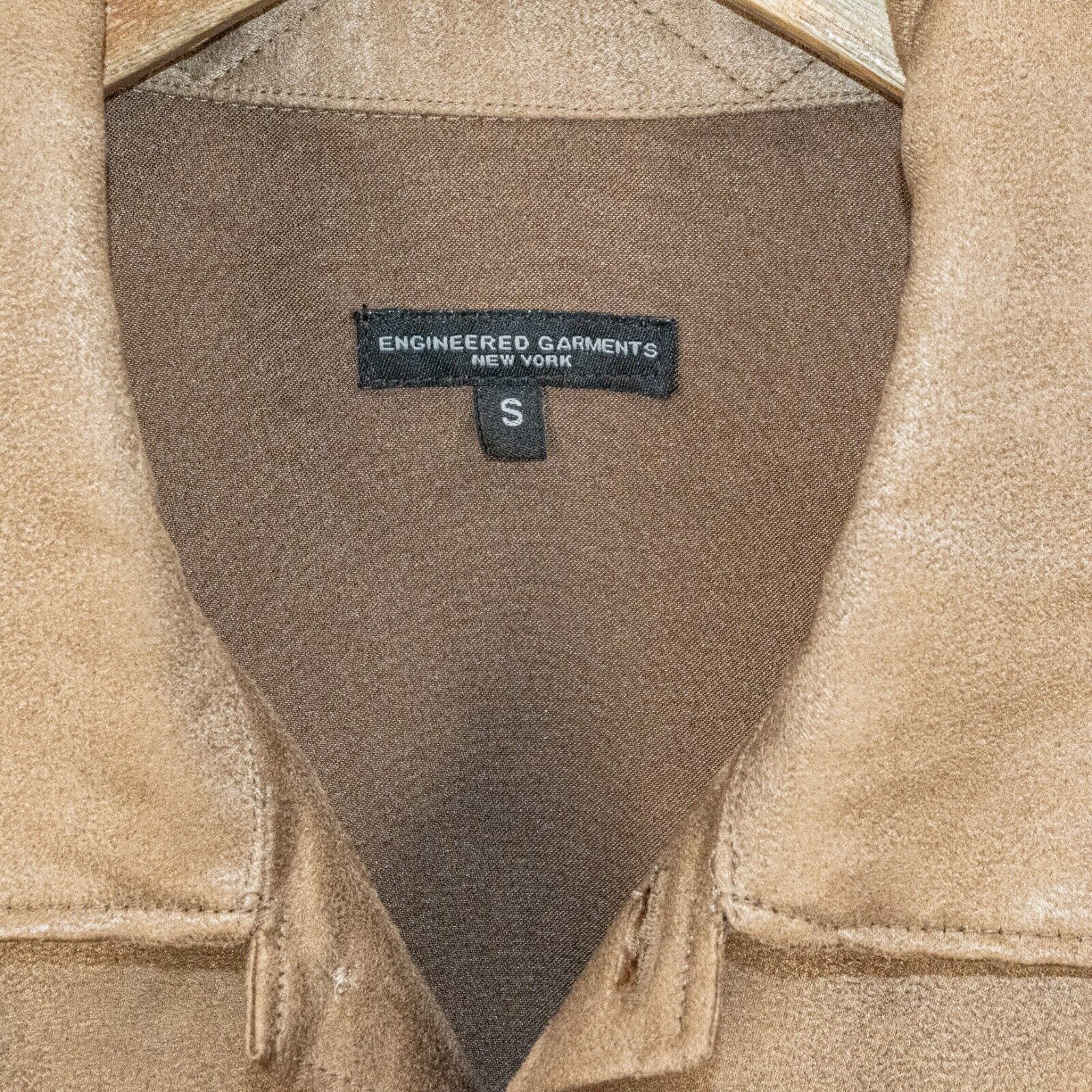 Engineered Garments ENGINEERED GARMENTS NY BA Shirt Jacket Suede faux ...
