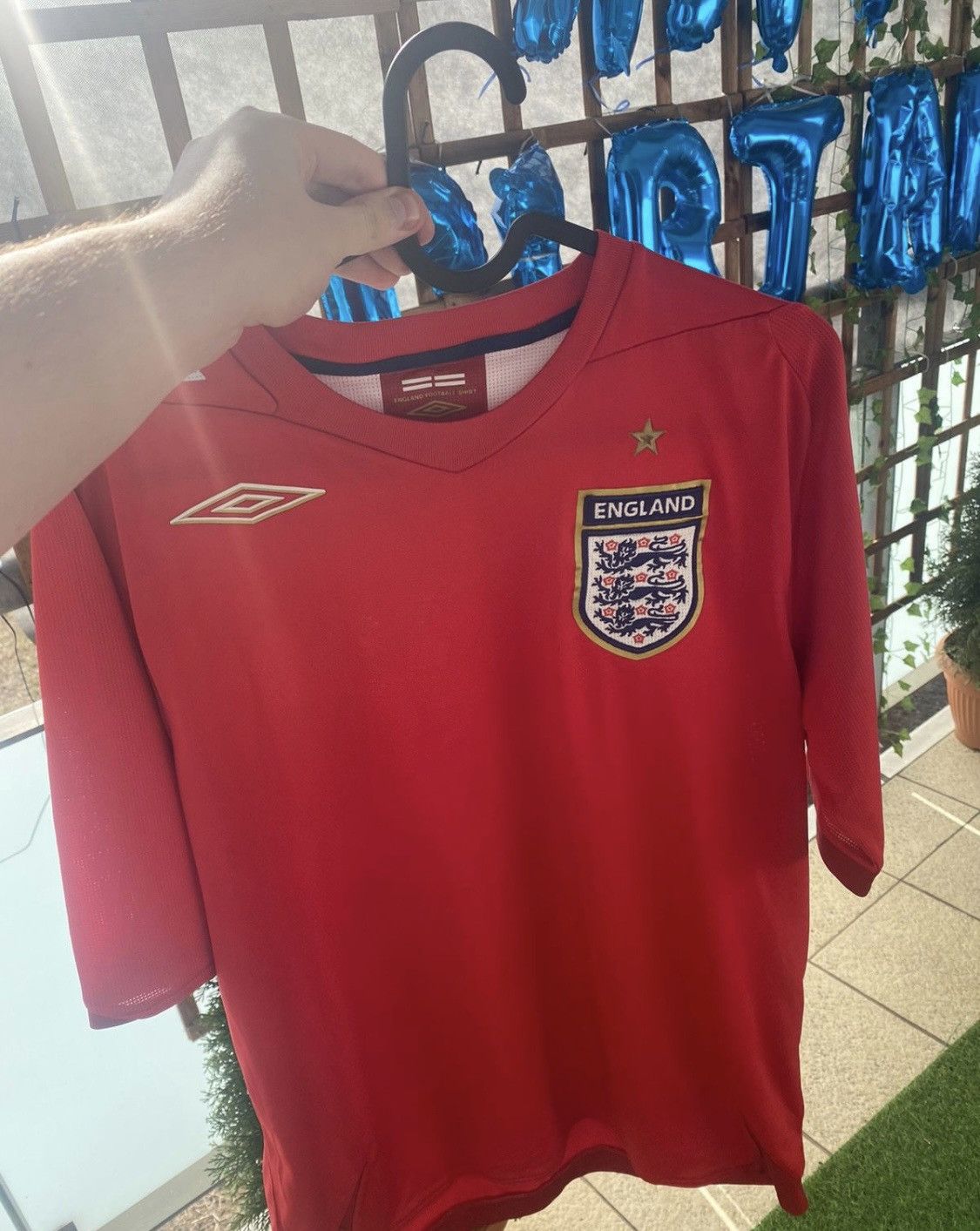 Umbro × Vintage Umbro England 2008 Away Kit Soccer Jersey | Grailed