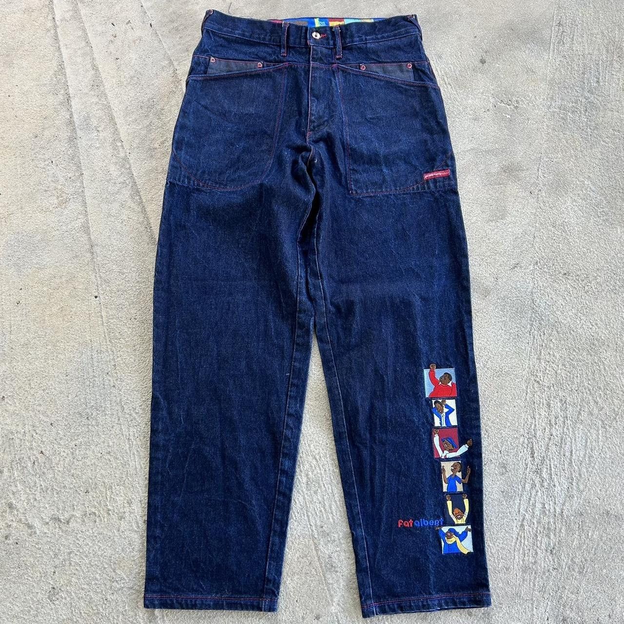 Fubu Vintage Fubu Platinum Fat Albert Baggy Denim Jeans | Grailed