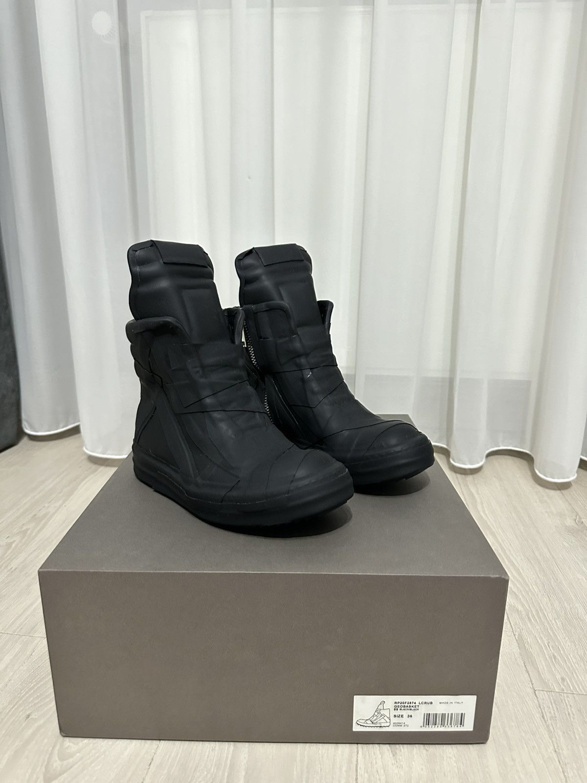 Rick Owens Rick Owens Performa Geobasket sneakers | Grailed