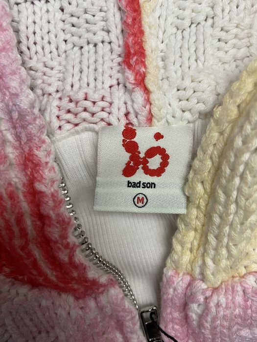 Streetwear Badson Spctrm Knit Pink Jacket | Grailed